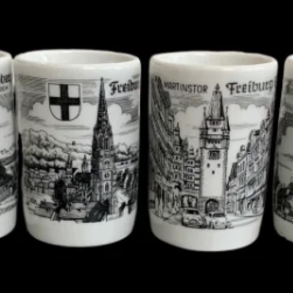 Dining | Vintage Handmade German Shot Glasses Set Of 6 | Poshmark